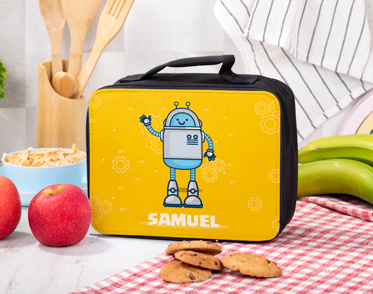 Customised snack bag "Robot" - Made in Gift