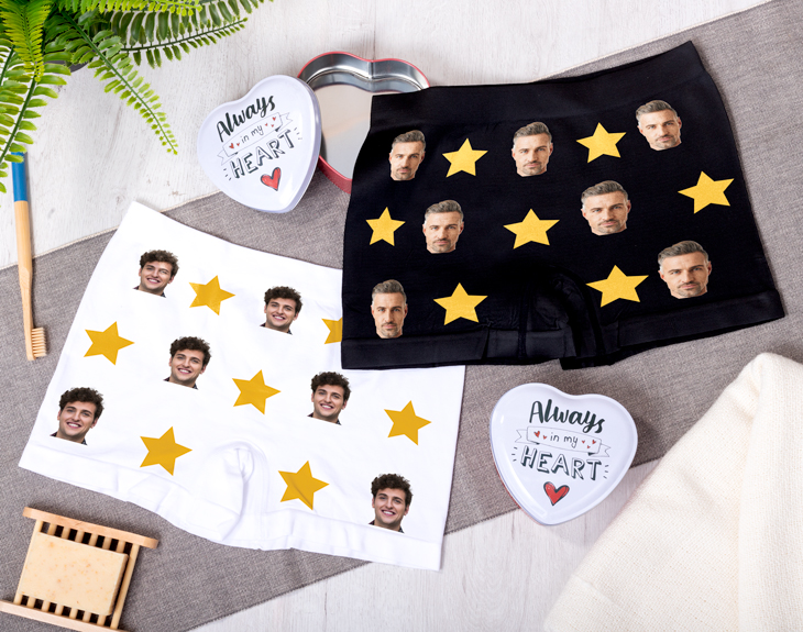 Pack de boxers personalizados "Estrelinhas" -MadeInGift