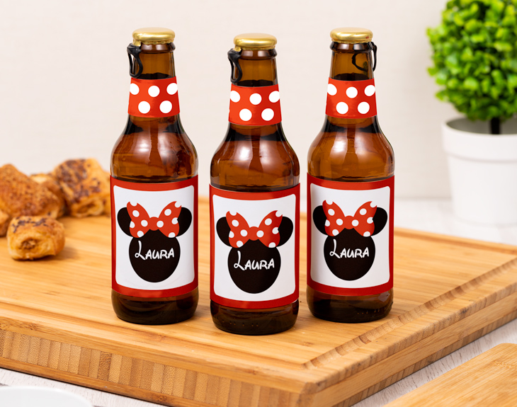 Customised beer "Minnie" - Made in Gift