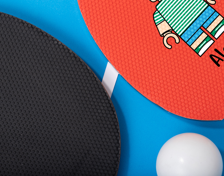 Palas de Ping Pong personalizadas "Familia Lego" - Regalo Original