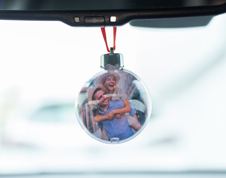 Adorno para coche personalizado con foto - Regalo Original