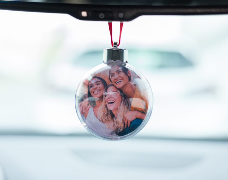 Adorno para coche personalizado con foto - Regalo Original