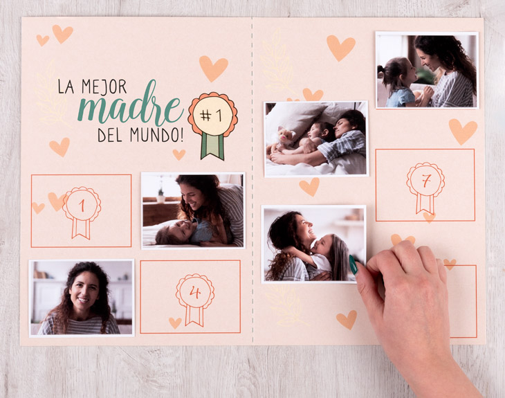 Álbum de cromos "Premio para mamá" personalizado - Regalo Original