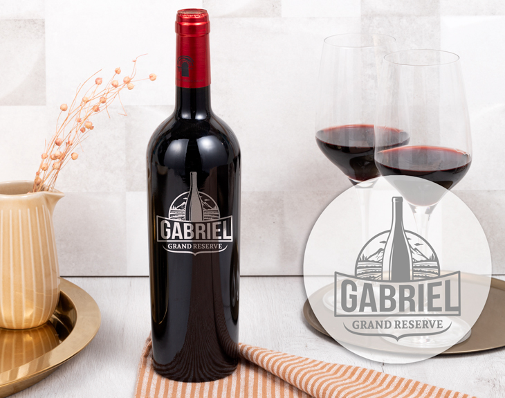 Botella de vino grabada "Gran Reserva" - Regalo Original