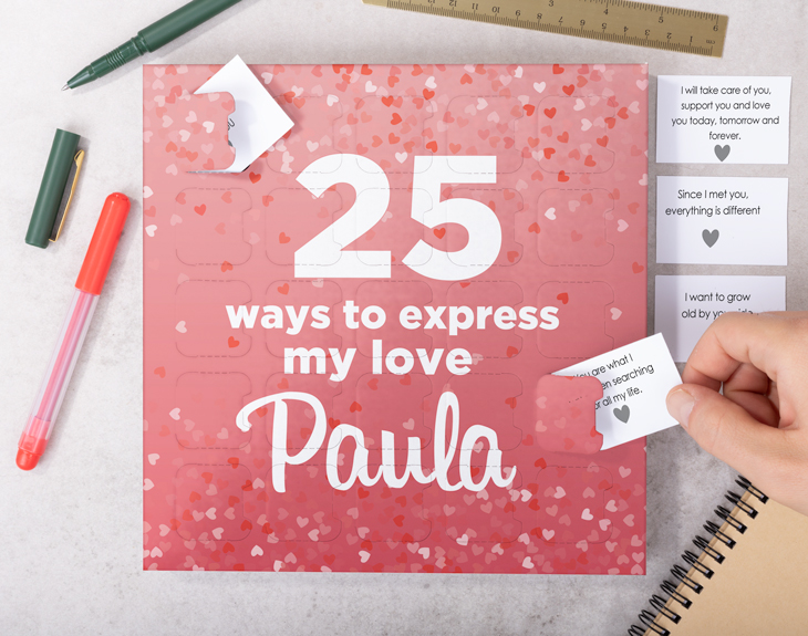 Box 25 ways to express love - Made in Gift