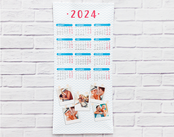 Customised Calendar "Polaroid" - Madeingift.com
