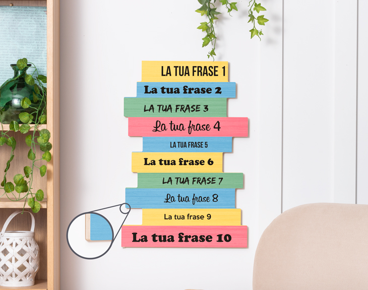 Cartello in legno personalizzato - Made In Gift