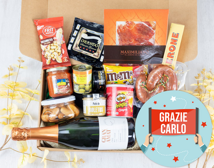 Cesto gourmet "Grazie" - Made In Gift