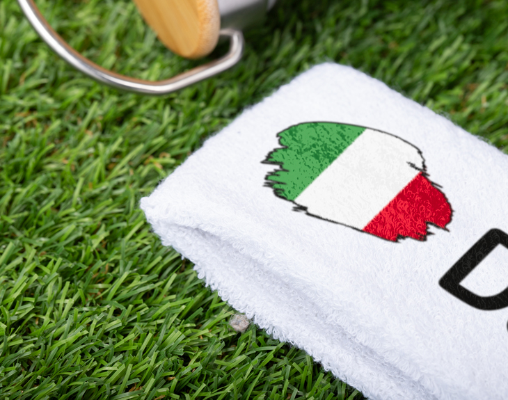 Customised headband "Italian flag" - Made In Gift