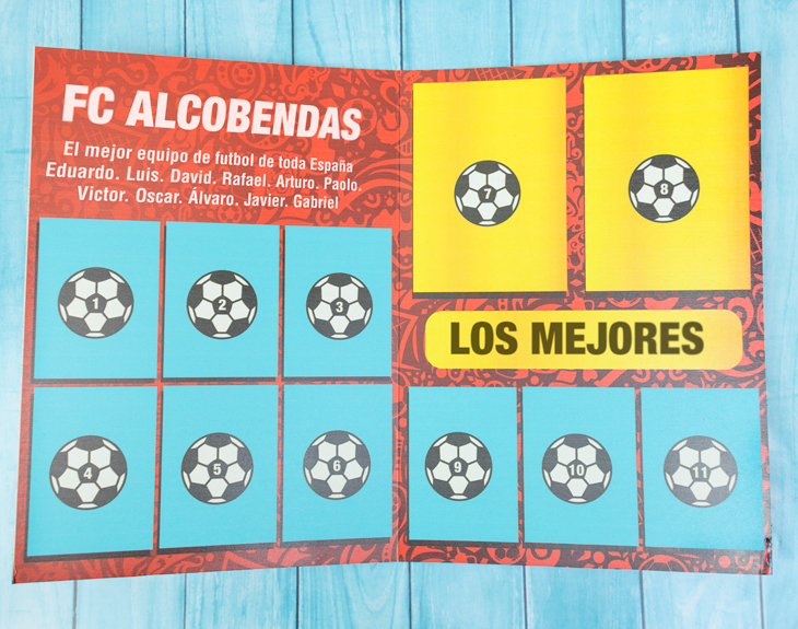 Álbum de cromos de fútbol personalizado - Regalo Original