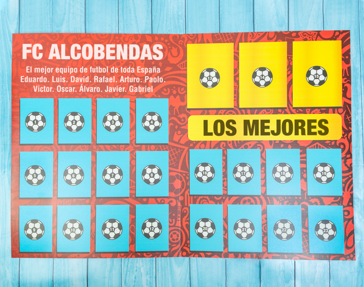 Álbum de cromos de fútbol personalizado - Regalo Original