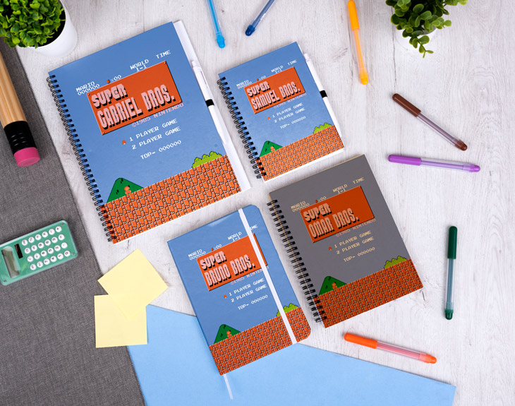 Cuaderno personalizado "Super Mario"