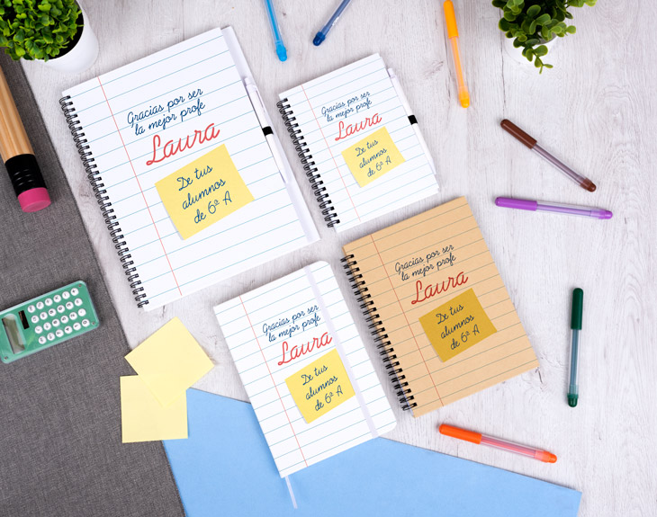 Cuaderno personalizado "El cuaderno del profe" - Regalo Original