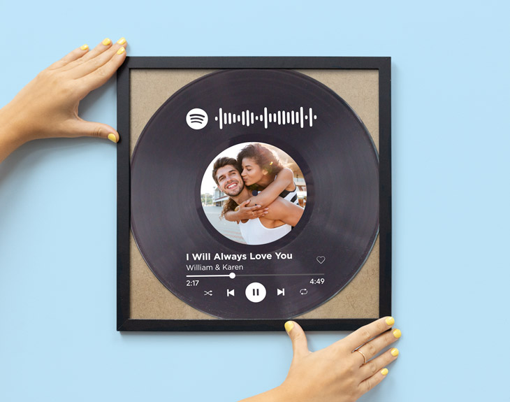 Customised vinyl "Spotify song" - Made in Gift