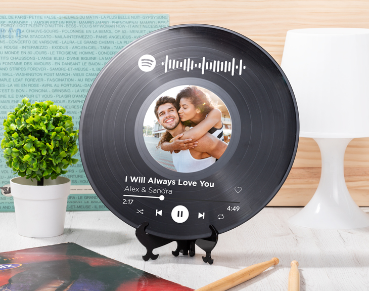 Vinilo personalizado "Canción Spotify" - Regalo Original