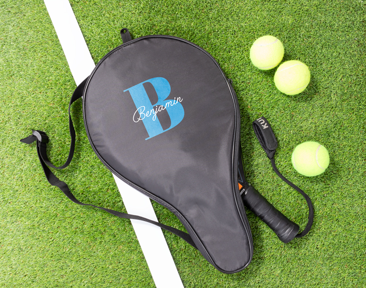 Padel racket cover "Coloured initials" - Made In Gift