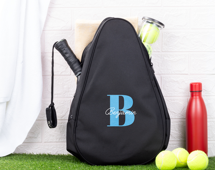 Padel racket bag "Coloured initials" - Made In Gift