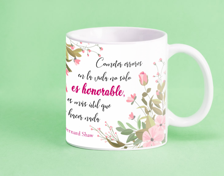 TAZA FLORES