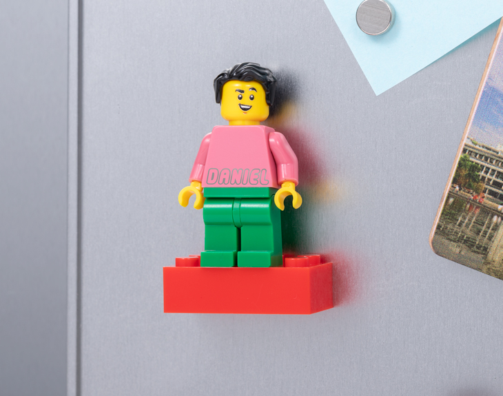 Imán con minifigura Lego personalizada