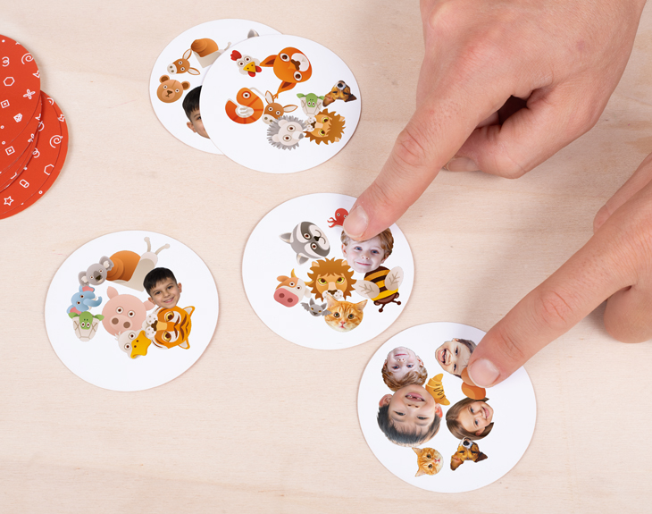 Jeu de cartes "Dobble des animaux" personnalisé - MadeinGift