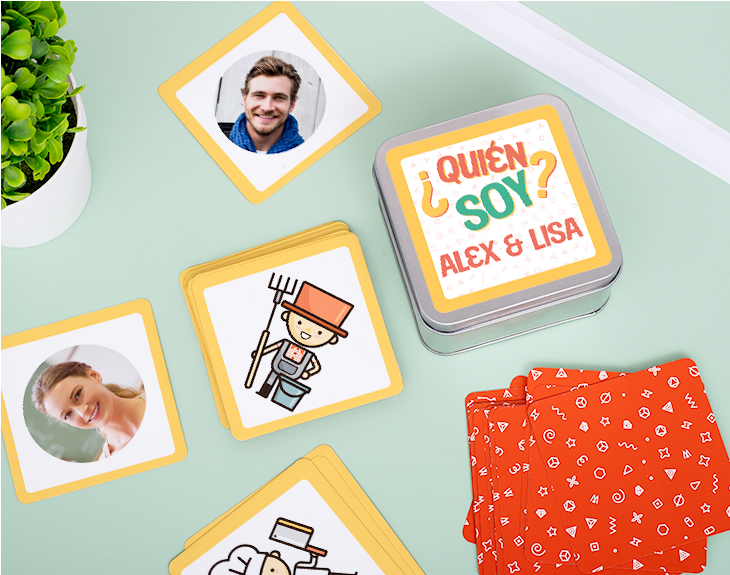 Juego de cartas "¿Quién soy? Profesiones" - Regalo Original