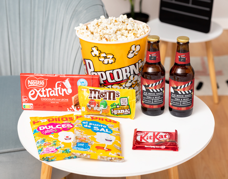 Kit de cine personalizado "Claqueta" - Regalo Original