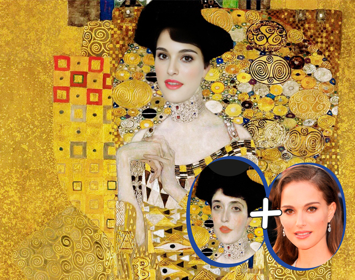 Lámina "Klimt" con tu cara - Regalo Original