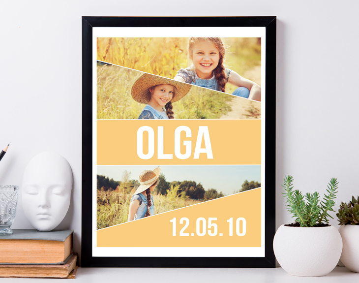 Personalised print "Comic Collage" - Made In Gift