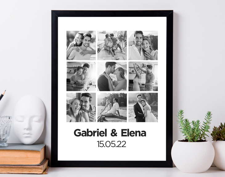 Personalised print "Perfect collage" - Made In Gift