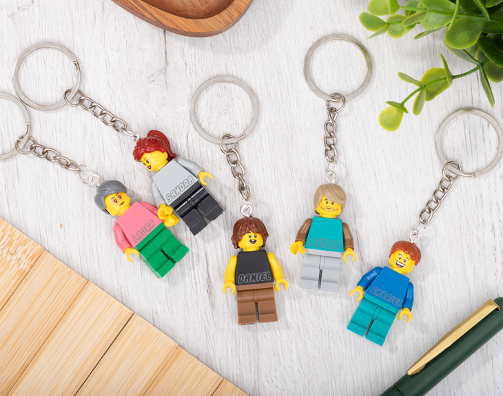 Porta-chaves minifigura Lego-MadeInGift