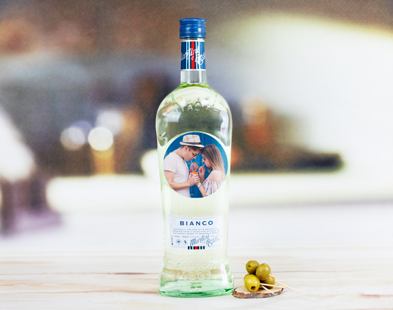 Martini blanco personalizado con foto - Regalo Original