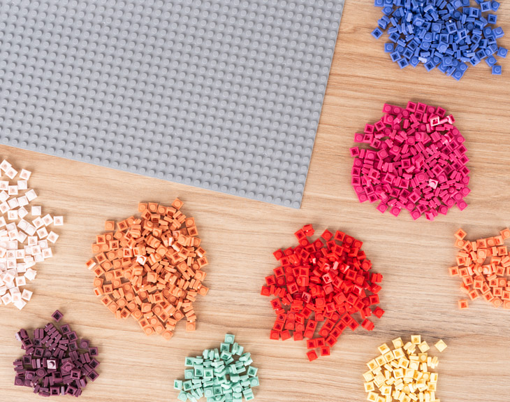 Mosaic blocks puzzle with photo - Made In Giift