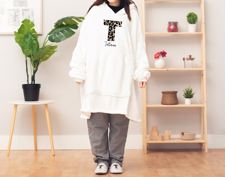 Pack de snuggie y pantuflas "Animal print" - Regalo Original