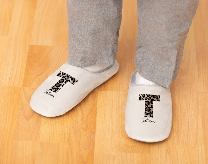 Pack de snuggie y pantuflas "Animal print" - Regalo Original