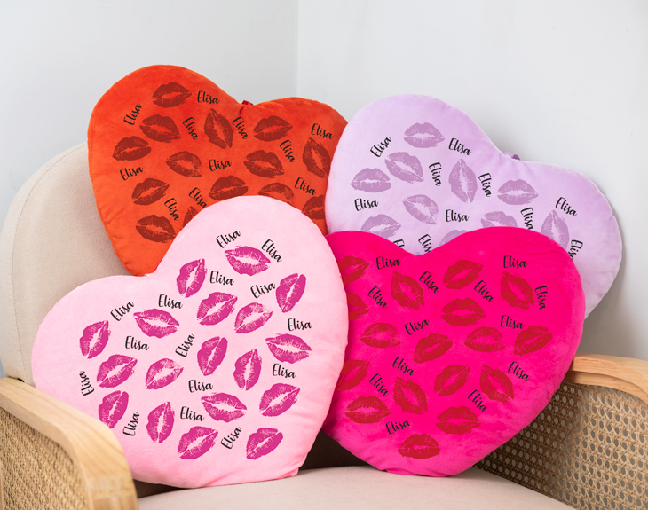 Peluche corazón personalizado "Besos" - Regalo Original