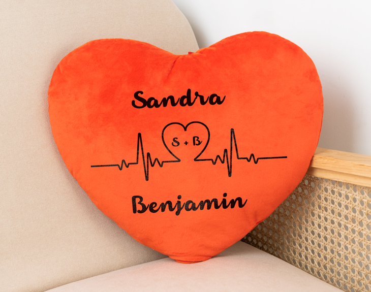 Peluche corazón personalizado "Latido de amor" - Regalo Original