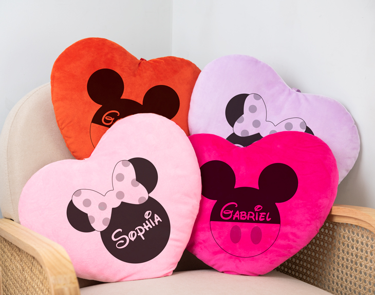 Peluche corazón "Mickey & Minnie" - Regalo Original