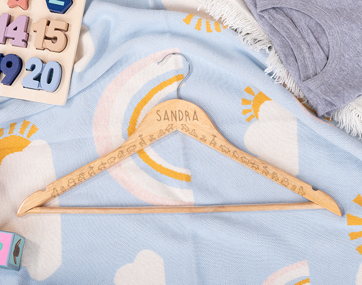 Personalised hanger "Safari" - Made In Gift