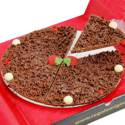 Pizzas de chocolate , pizza de chocolate