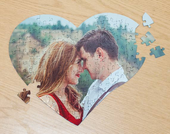 Puzzle Corazón romántico de 111 piezas - Regalo Original