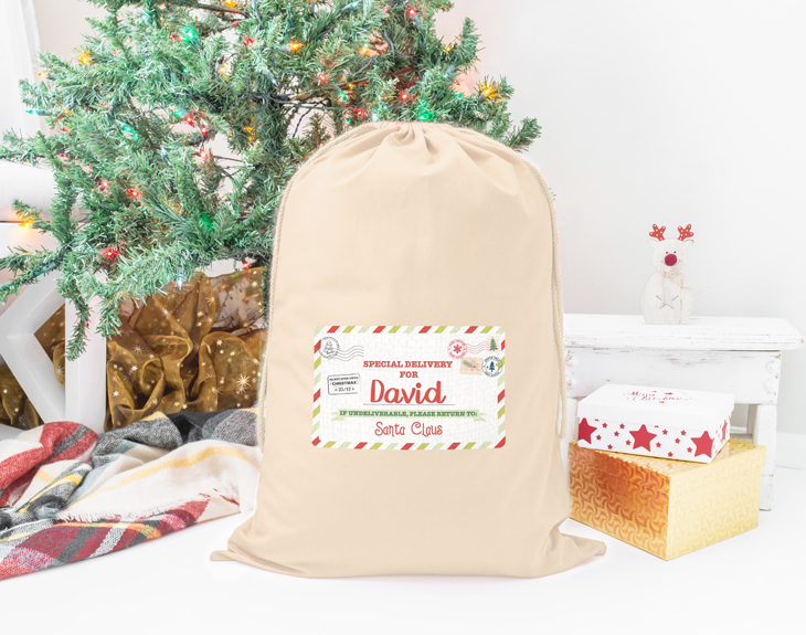 Personalised gift bag "Special delivery" - Made In Gift