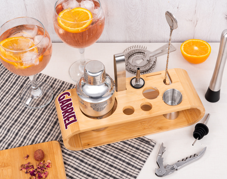 Personalised cocktail set - Made In Gift