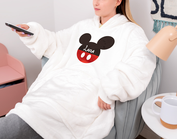 Snuggie personalizado "Mickey & Minnie" - Regalo Original