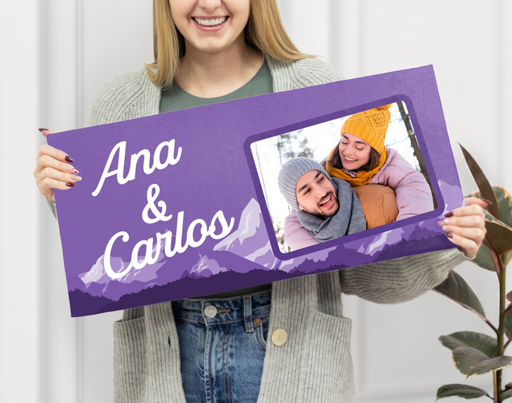 Tableta gigante con chocolates Milka personalizada con foto - Regalo ...