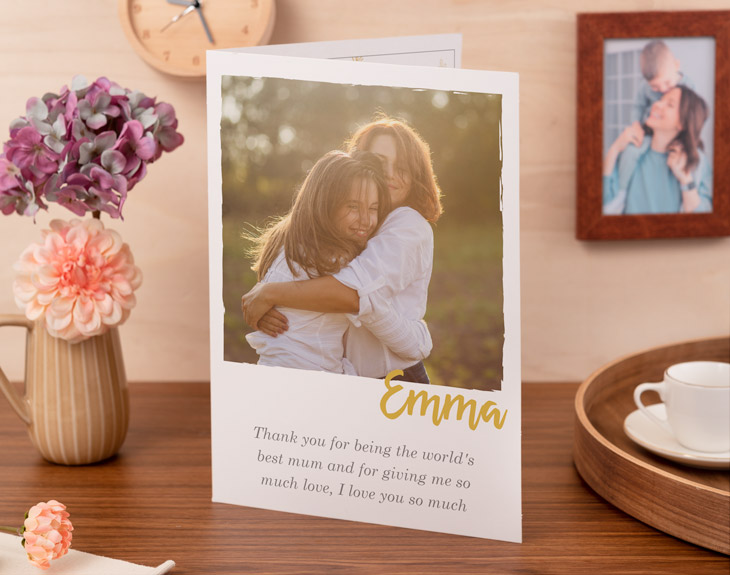 Giant card "Photo with mum" - Made In Gift