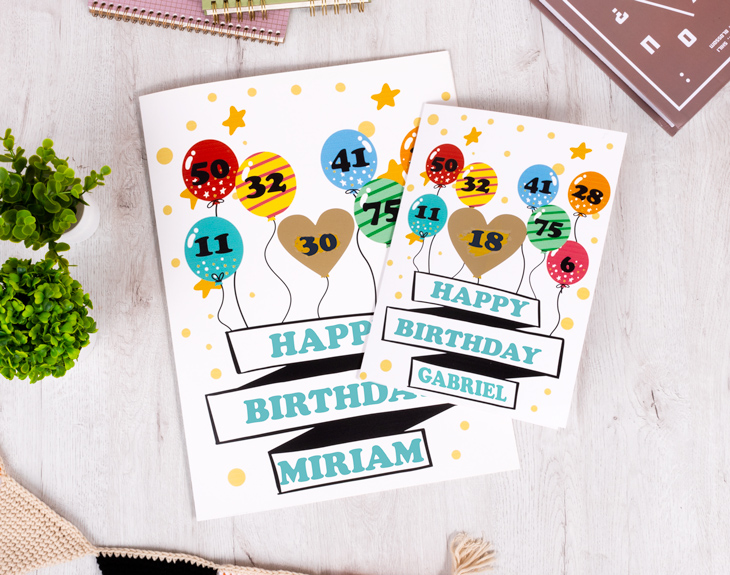 Personalised Scratch-off card "Happy Birthday"- Made In Gift