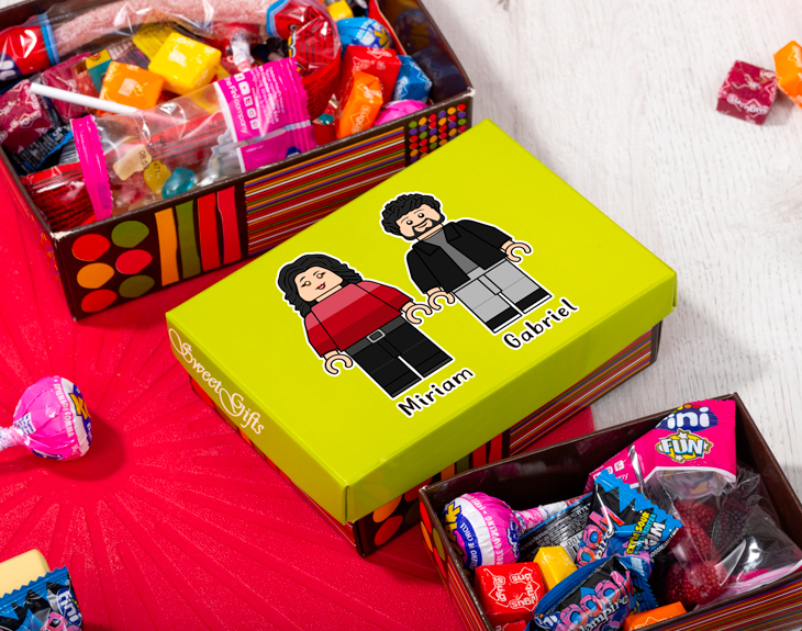 Sweets tower "Lego Family" - Made In Gift